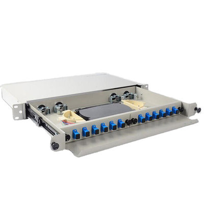 19 Inch ODF Optical Distribution Frame Joint Box Sliding Customized Design
